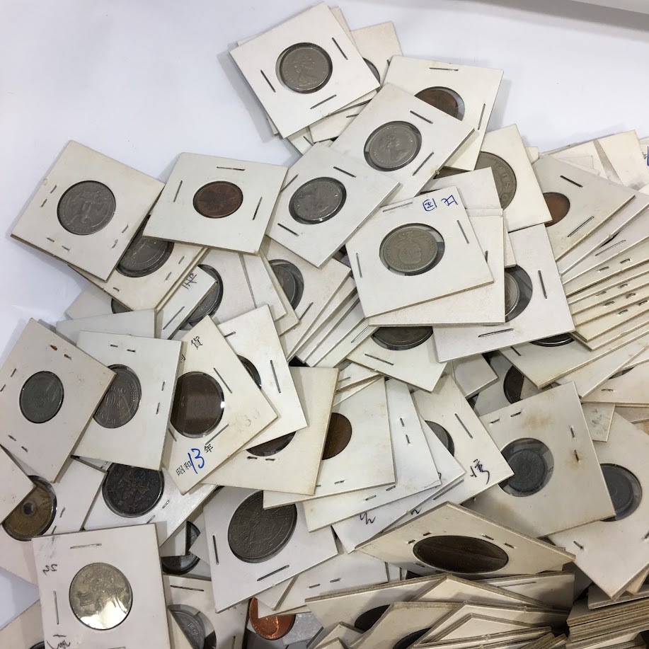 日本代購代標第一品牌【樂淘letao】－ 【買取まねきや】古銭 日本 海外 雑銭 おまとめセット 真贋不明 約5268.84g（パッケージ等を含む）